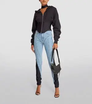 MUGLER Corset Hoodie