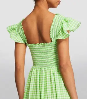 Rixo Gingham Kendall Maxi Dress