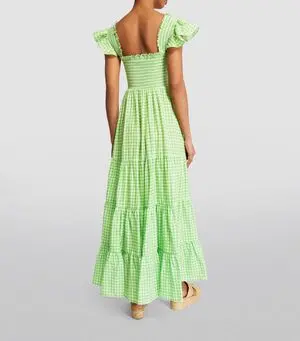 Rixo Gingham Kendall Maxi Dress