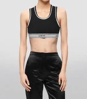 Loewe Logo Crop Top