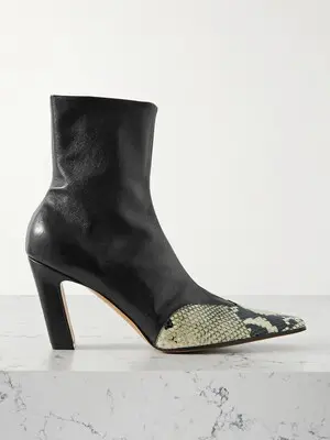 Khaite Nevada Ankle Boots - Black