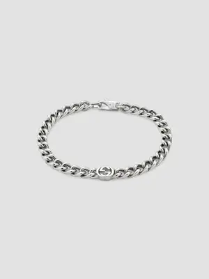 Gucci Interlocking G Sterling Bracelet - Silver