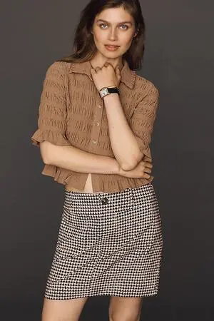 Maeve Colette Mini Skirt - Pink Pattern