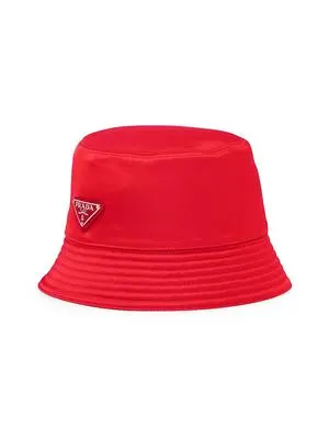 Prada Re-nylon Bucket Hat Red