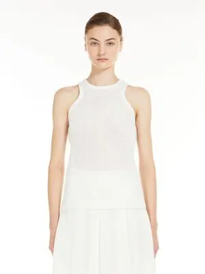 Max Mara Mesh-effect Technical Jersey Top