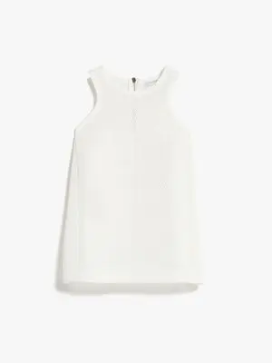 Max Mara Mesh-effect Technical Jersey Top