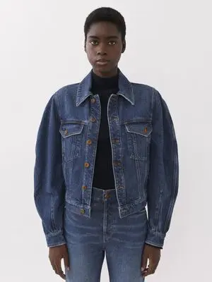 Chloé Taal Boxy Denim Jacket