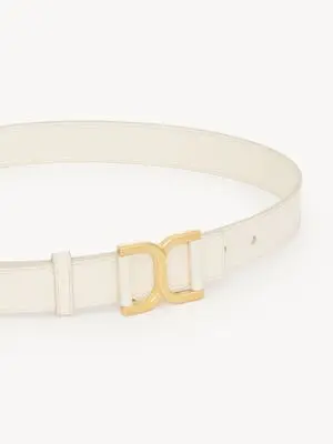 Chloé Marcie Belt - White