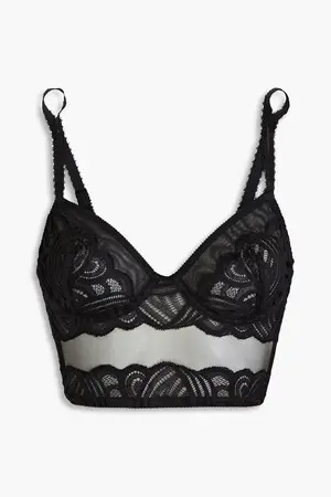 Cosabella Puglia Tulle And Stretchlace Underwired Bra