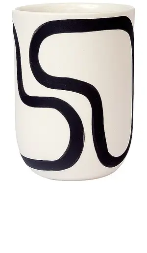 FRANCA NYC Coffee Cup In In Black, White