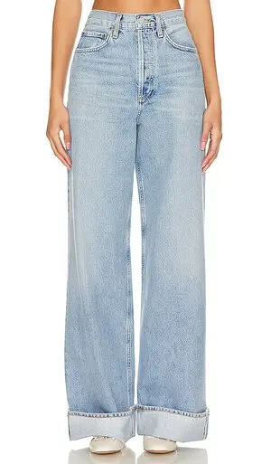 AGOLDE AGOLDE Dame High Rise Wide Leg Jeans Showdown
