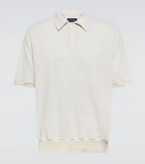 LES TIEN Les Tien French Cotton Terry Polo Shirt