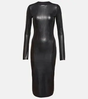 MAISON MARGIELA Jersey Midi Dress - Black
