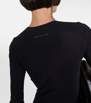 MAISON MARGIELA Jersey Midi Dress