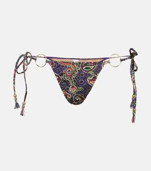 BANANHOT Rings Printed Bikini Bottoms - Purple
