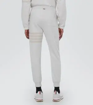 Thom Browne 4-bar Cotton Sweatpants - White