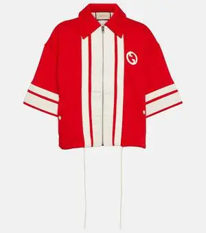 Gucci Interlocking G Cotton Jersey Jacket