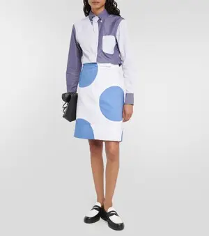 Thom Browne Polka-dot Mini Skirt