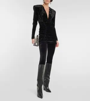 Alexandre Vauthier Jersey Leggings - Black