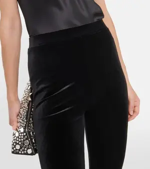 Alexandre Vauthier Jersey Leggings - Black