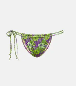 BANANHOT Seychelle Floral Bikini Bottom - Purple