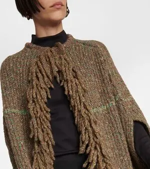 Stella McCartney Fringed Poncho