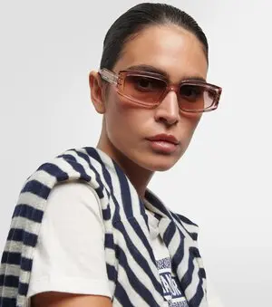 Dior Rectangular Sunglasses - Pink