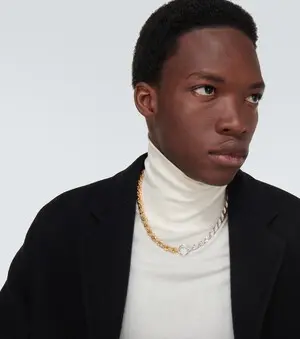 JIL SANDER Two-tone Chain Necklace