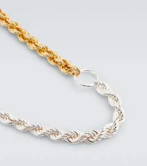 JIL SANDER Two-tone Chain Necklace