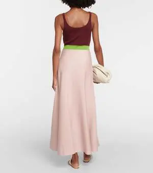 Gabriela Hearst Wool And Silk Maxi Dress