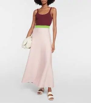 Gabriela Hearst Wool And Silk Maxi Dress