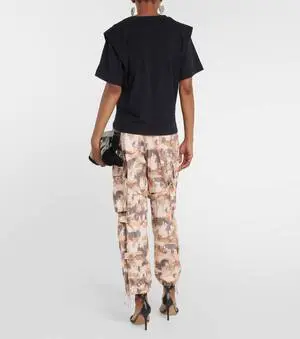 Isabel Marant Étoile Zelitos Cotton Top - Black