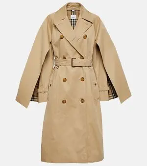 Burberry Belted Cotton Trench Coat