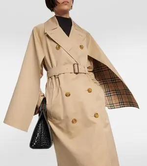Burberry Belted Cotton Trench Coat