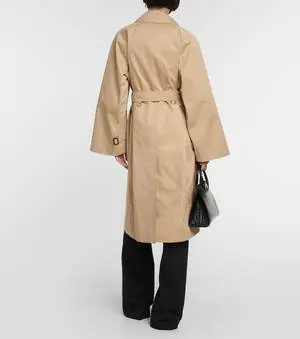 Burberry Belted Cotton Trench Coat