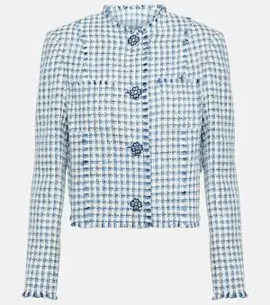 Etro Checked Bouclé Jacket