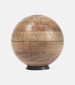 Brunello Cucinelli Laser-cut Walnut Globe - Brown