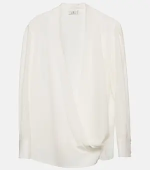 Etro Silk Crêpe De Chine Blouse