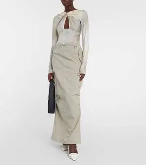 Coperni Criss-cross Jersey Bodysuit