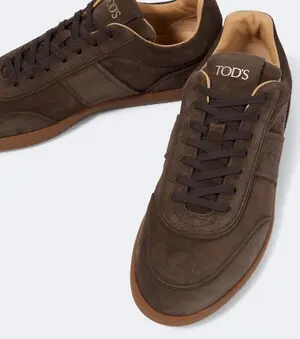 TOD'S Logo Suede Sneakers