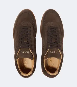 TOD'S Logo Suede Sneakers