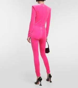 Alexandre Vauthier Jersey Leggings - Pink