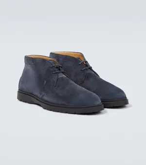 TOD'S Suede Desert Boots - Blue