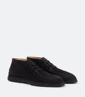 TOD'S Suede Desert Boots Grey