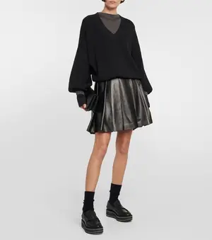 Clergerie Bahati Leather Platform Loafers