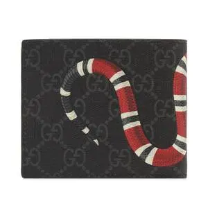 Gucci Gg Supreme Snake Wallet