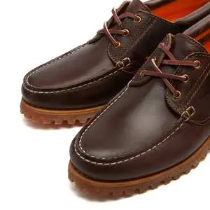 Timberland Authentic 3 Eye Classic Lug Shoe - Medium Brown Full Grain