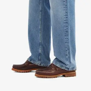 Timberland Authentic 3 Eye Classic Lug Shoe - Medium Brown Full Grain