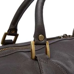 Barbour Leather Medium Travel Explorer