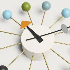 VITRA George Nelson Ball Wall Clock - Multi